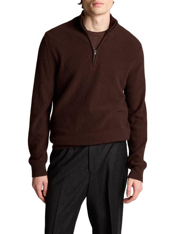 HERNO single-breasted short coat in suede leather with classic collar